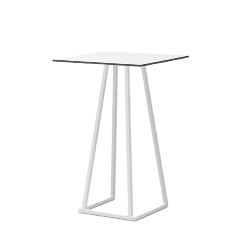 Linea Cocktail Table, White Frame & Top | Accessnations