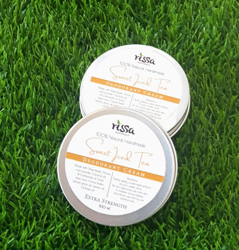 Sweet Iced Tea Extra Strength Deodorant Cream | Rissa Naturals