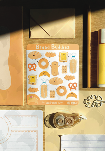 Bread Buddies Sticker Sheet | Froissant