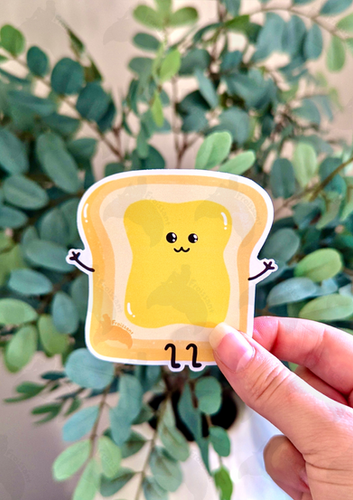 Toast Buddy Sticker - Die-cut | Froissant
