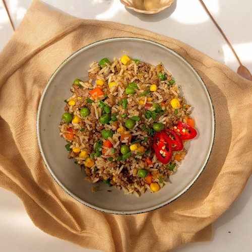 Beef Mince Fried RIce | Raw To The Soul