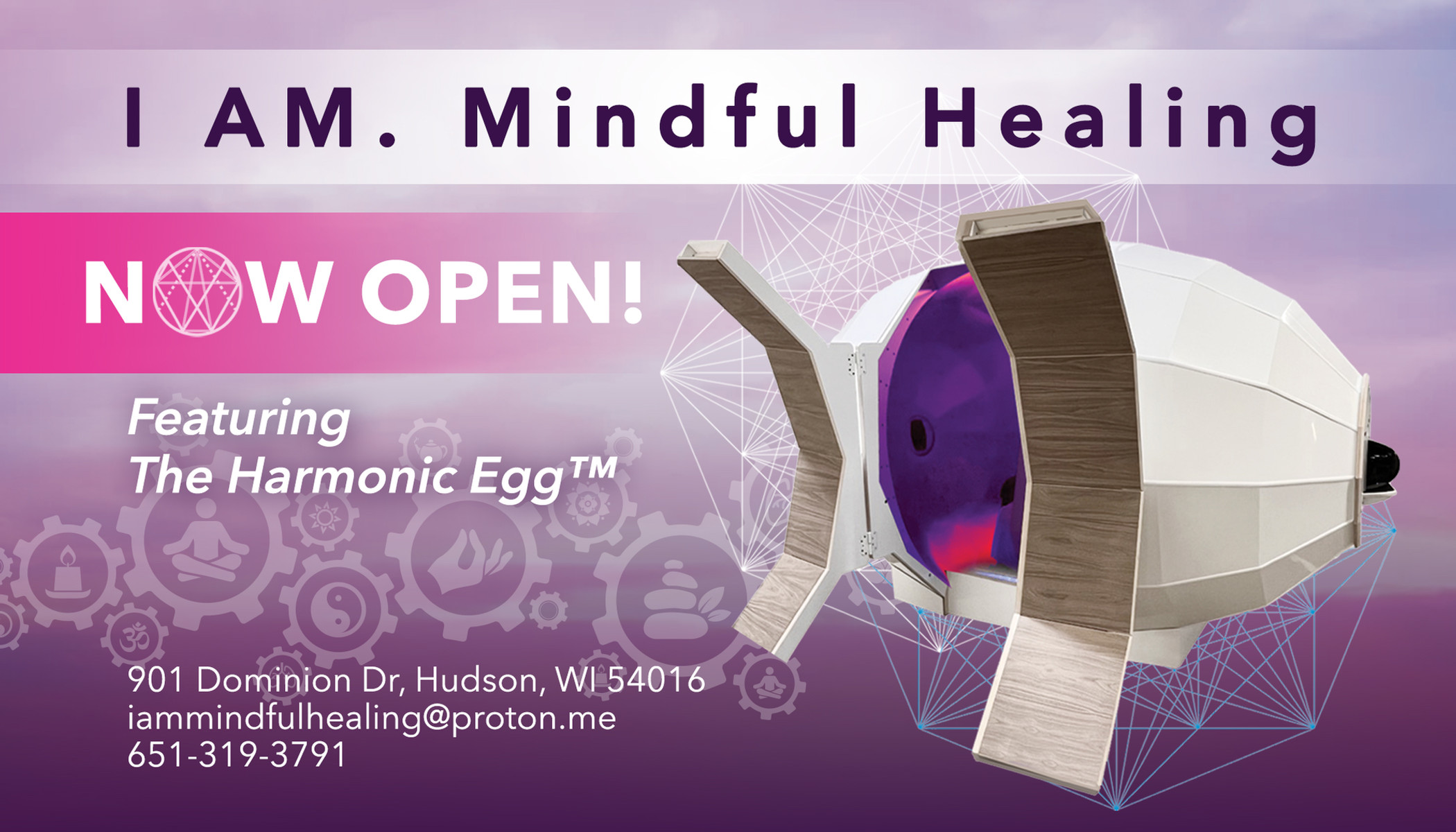 Discover Holistic Therapy with The Harmonic Egg™ at I AM. Mindful Healing | Hudson, WI