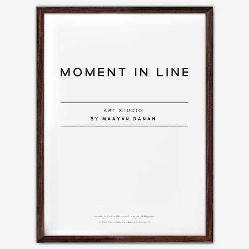 American Walnut Wood Frame - Solid wood