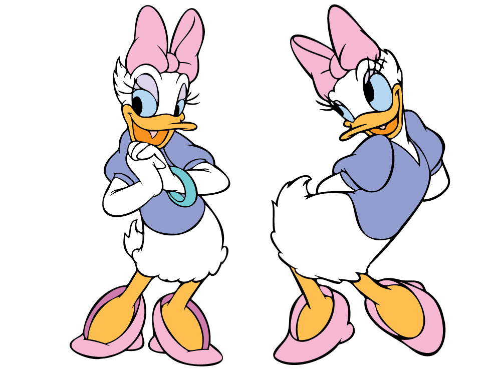 Materials Paper, Party & Kids Daisy Duck Graphics SVG Dxf EPS Png Cdr ...