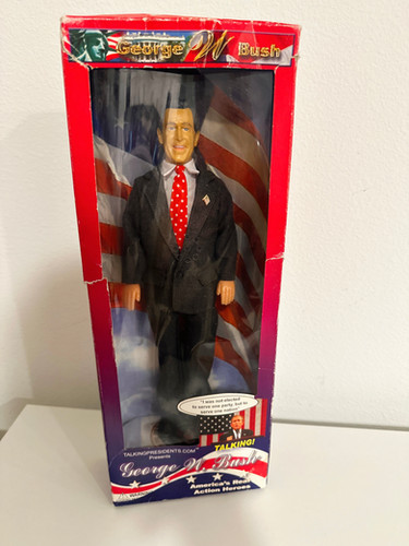 President George W Bush Talking Action Figure | Mary's Finds