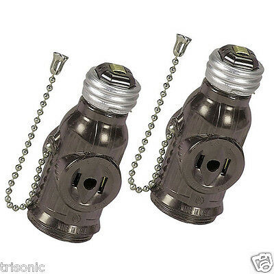 LIGHT BULB SOCKET & DUAL RECEPTABLE PT-7934-B | Sojo Sporting Goods