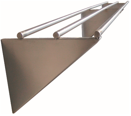 Repisa de riel para charolas | elatomo