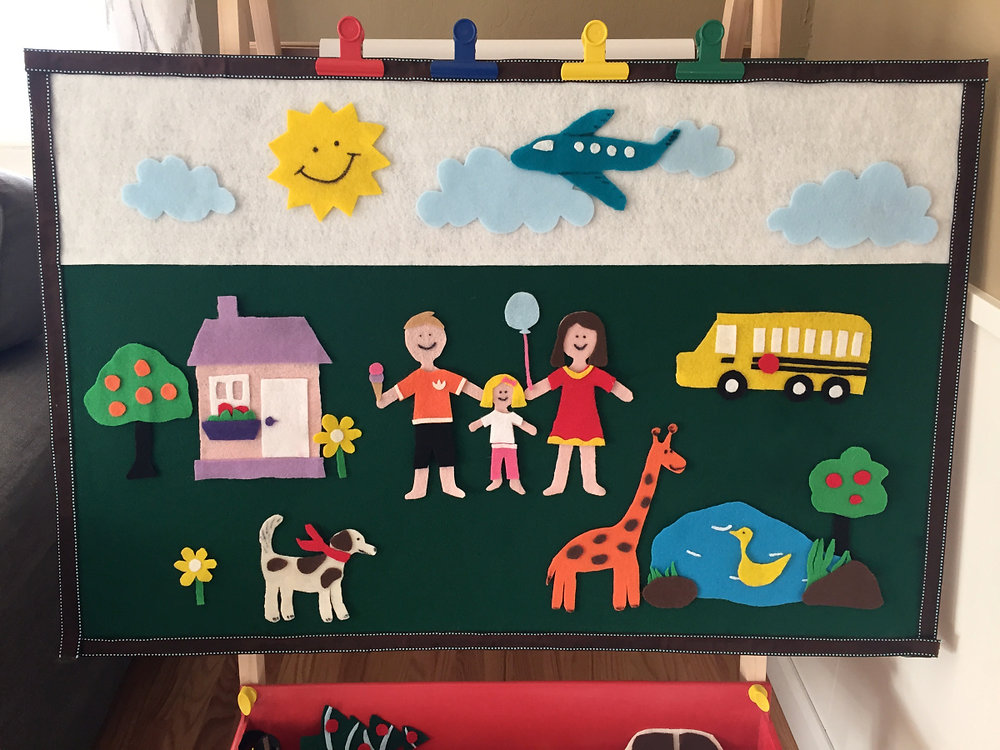 DIY Felt Play Board
