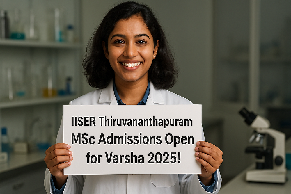 Gear Up for Advanced Science: IISER Thiruvananthapuram MSc Admissions Open for Varsha 2025!