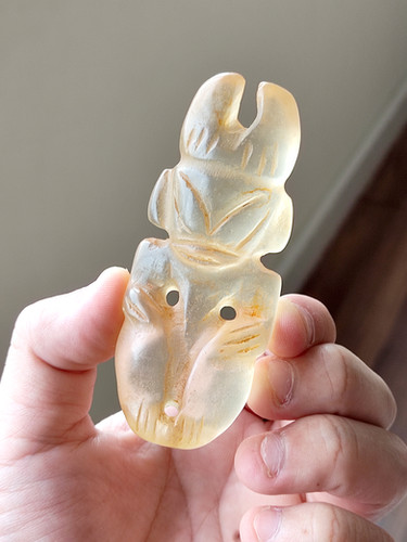 Meteoric Glass "Sun God" - Neolithic Culture Ancient Artifact ...