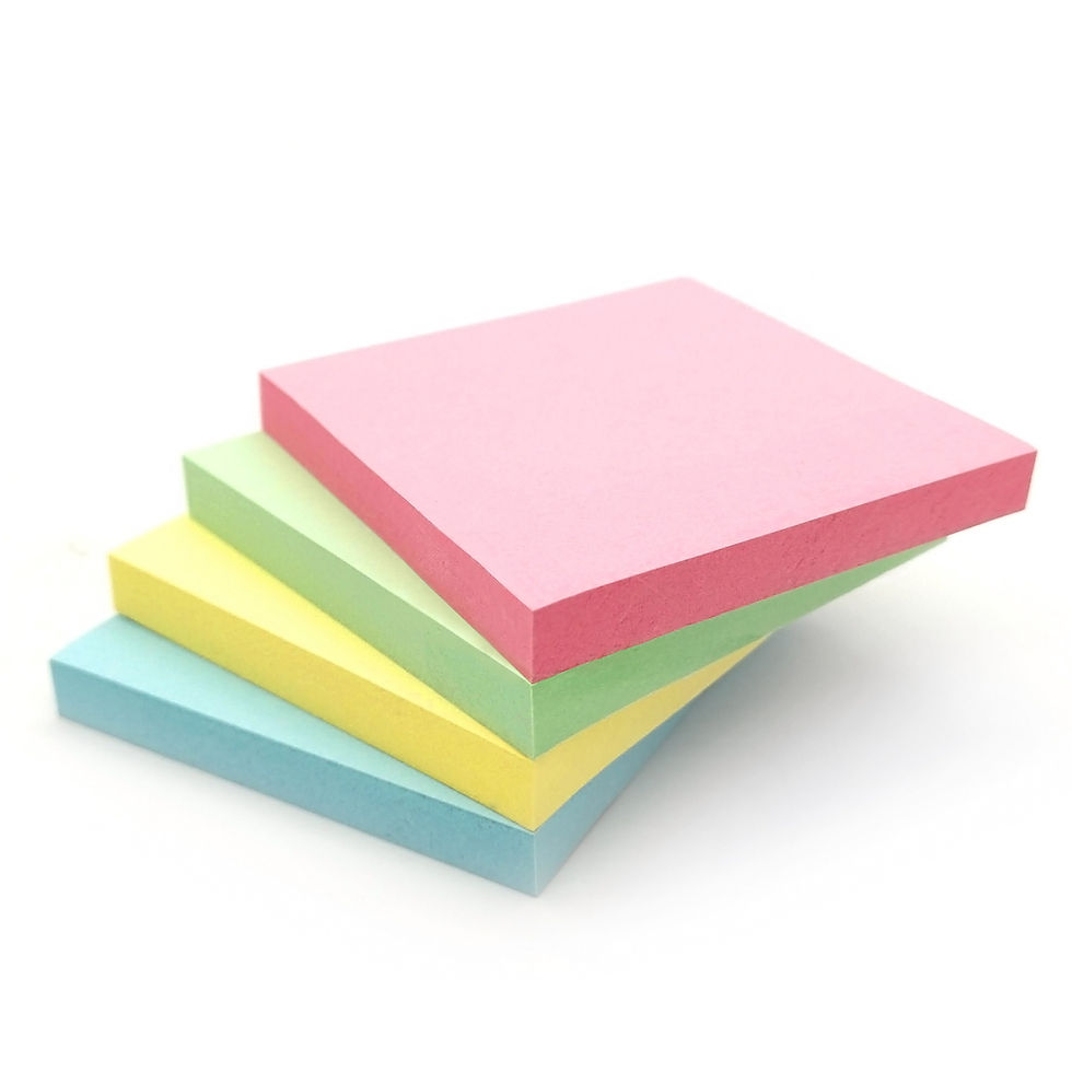 Sticky Notes | Pastel, 3"x3"/76x76mm | 100 Sheets/pad | SN-PASTEL-PAD ...