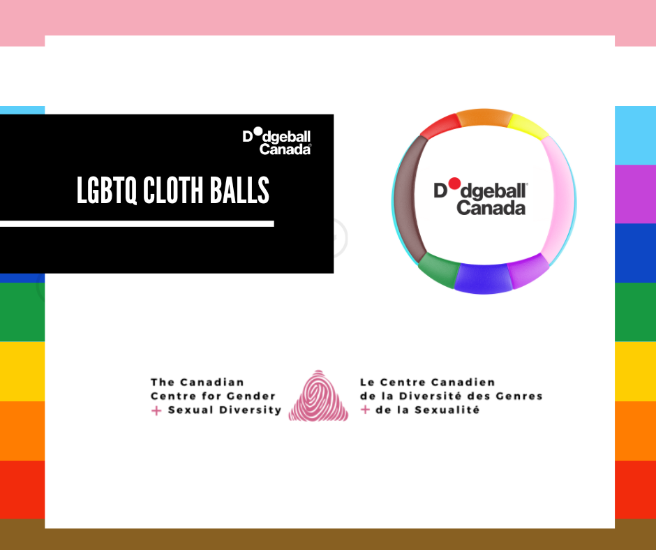 Introducing our brand-new line of colorful and inclusive LGBTQ Dodgeballs