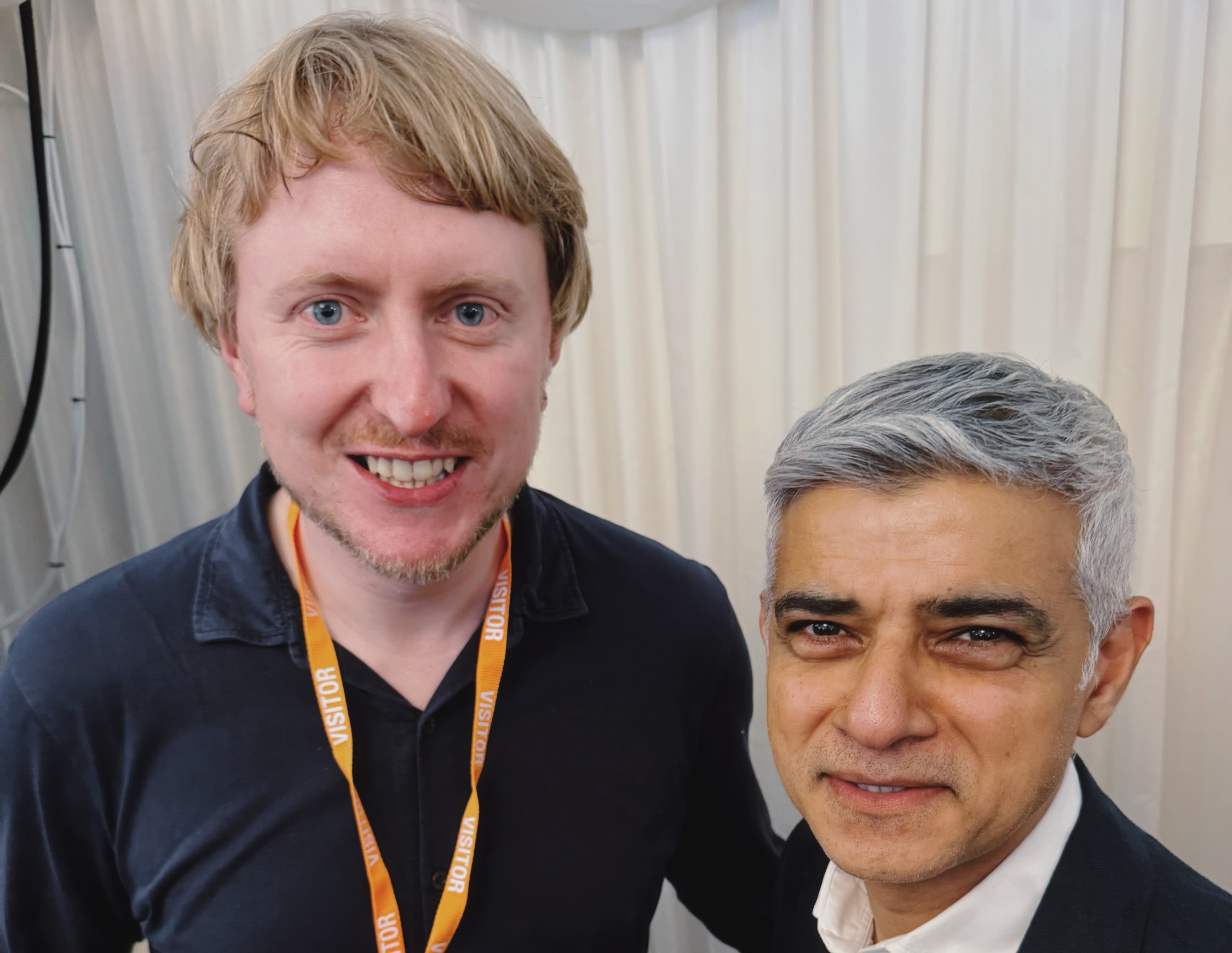 Former MP Mark Logan meets with Sadiq Khan