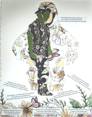 Original "The Grunt and The Colonel" Mixed Media Collage ...