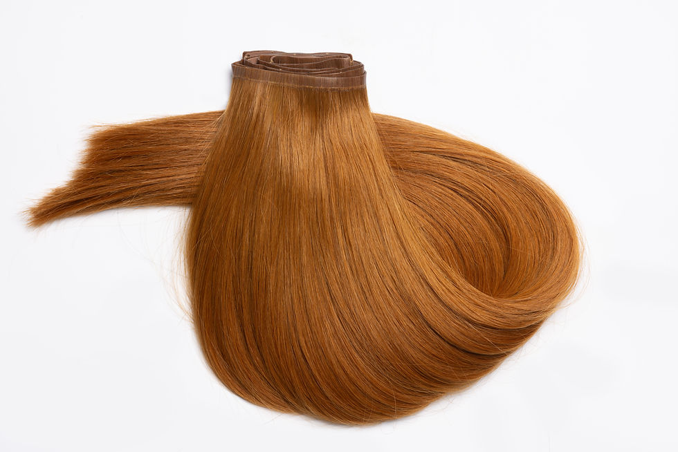 #30 Copper Solid Hair Extensions - 20" | lizzie-liros-hair