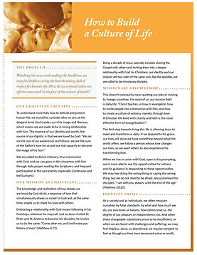 How to Build a Culture of Life | Respect Life