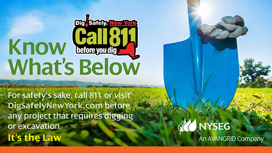 NYSEG, RG&E Remind Customers to Call 811 Before Digging for National ...