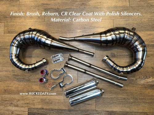 GEN-2 WICKED BANSHEE HP IN-FRAME RACE PIPES | Wicked ATV