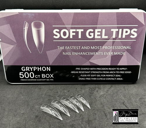 Soft Gel Tips Gryphon Clear | JDF Nail Boutique
