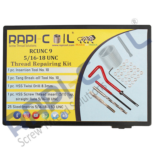 5/16-18 UNC | Thread Repairing Kit | RAPI-COIL