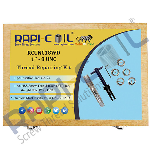 1" - 8 UNC - Thread Repairing Kit | RAPI-COIL GLOBAL