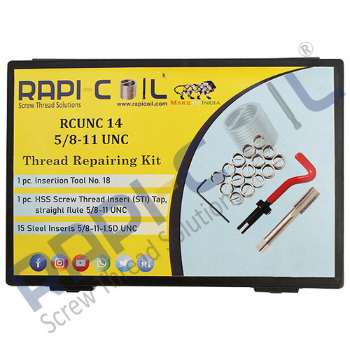 5/8-11 UNC | Thread Repairing Kit | RAPI-COIL