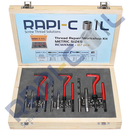 Thread Repairing Workshop Kit - 87pcs | RAPI-COIL