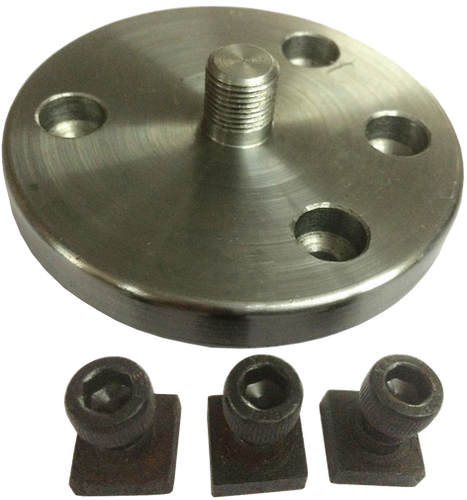 BACK PLATES WITH T-NUTS & FIXING SCREWS FOR ROTARY TABLES | Vices-India.com