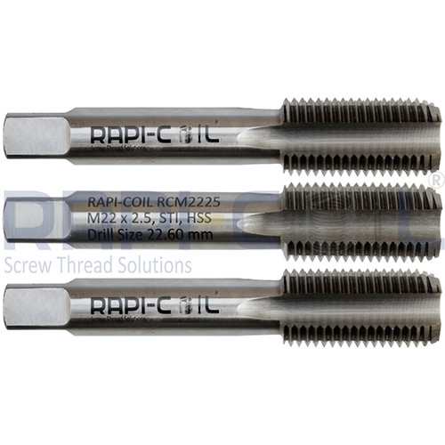 M22 X 2.5 - High Speed Steel Screw Thread Insert Taps | RAPI-COIL GLOBAL