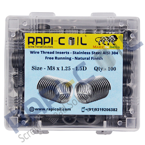 M8 x 1.25 Wire Thread Inserts kit | RAPI-COIL