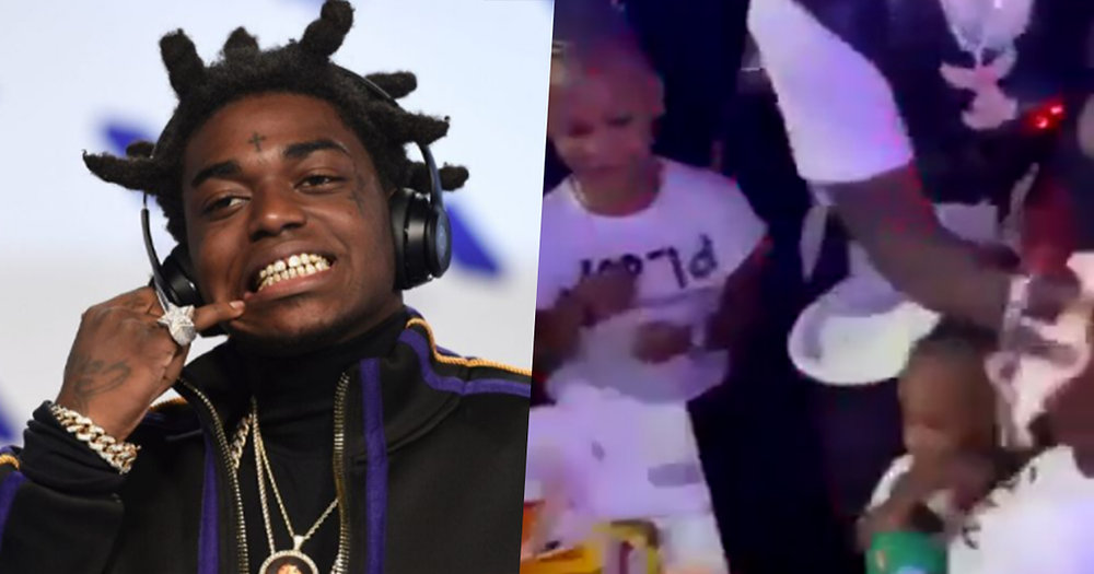 Rapper é cancelado após jogar pedaço de bolo na cara do filho. Confira: