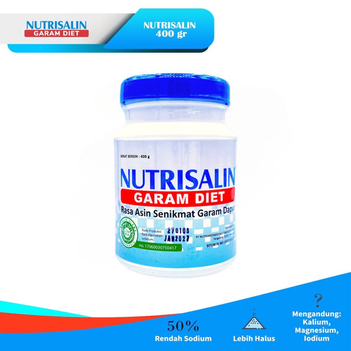 Nutrisalin Garam Diet 400 gram | Nutrisalin GaramDiet