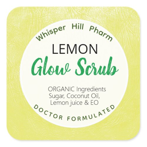 Lemon Glow Scrub | Dr Cindi Croft