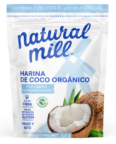 Harina de Coco 320g | Natural Mill