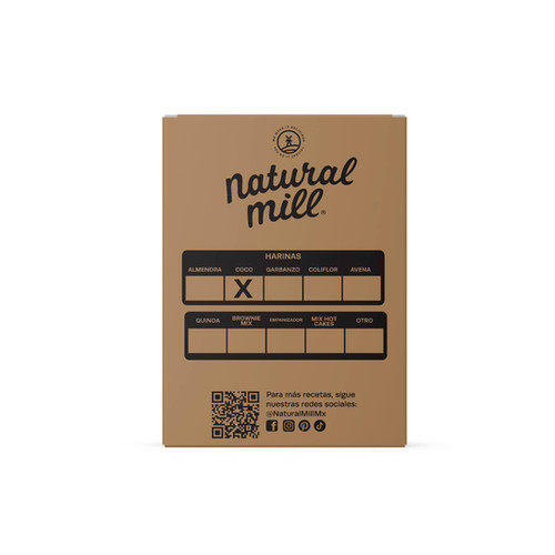 8 Pack Harina de Coco 320g c/u | Natural Mill