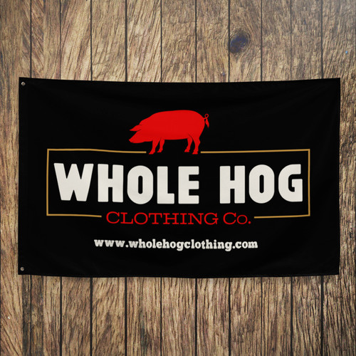 Whole Hog Logo Flag | Whole Hog Clothing