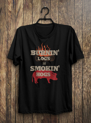 Burnin' Logs Smokin' Hogs | Whole Hog Clothing