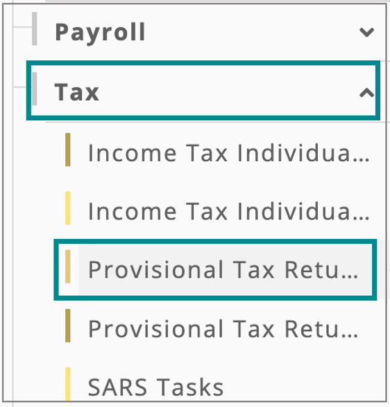 Provisional Tax