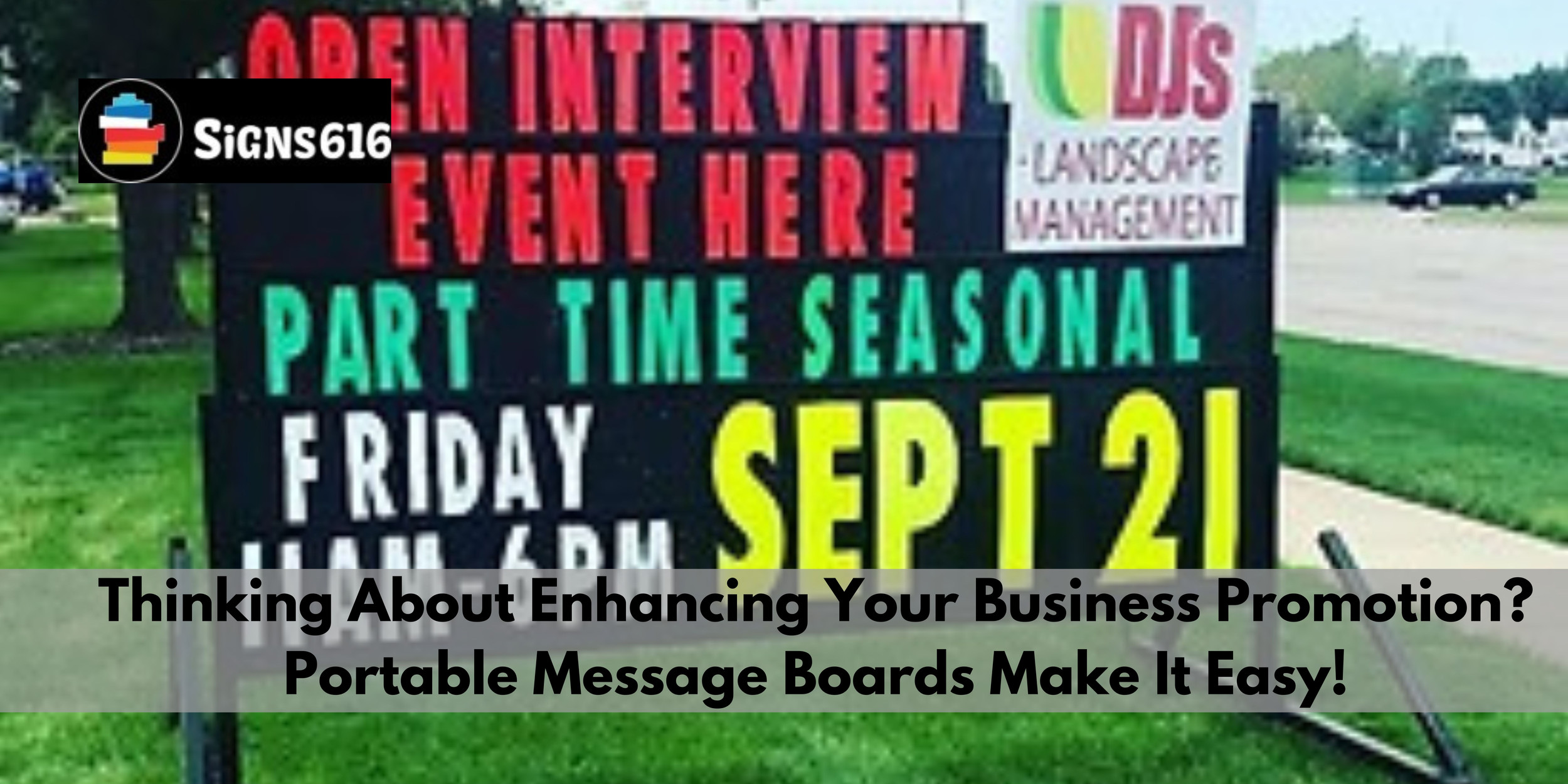 Enhance Your Business with Portable Message Boards