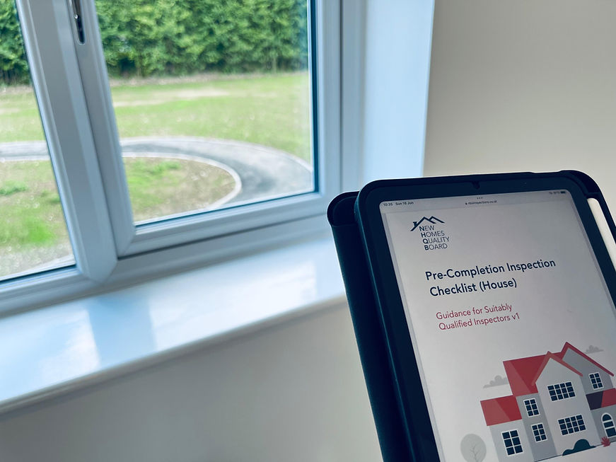 New Homes Quality Board (NHQB) & Code (NHQC) | Pre-Completion Snagging ...