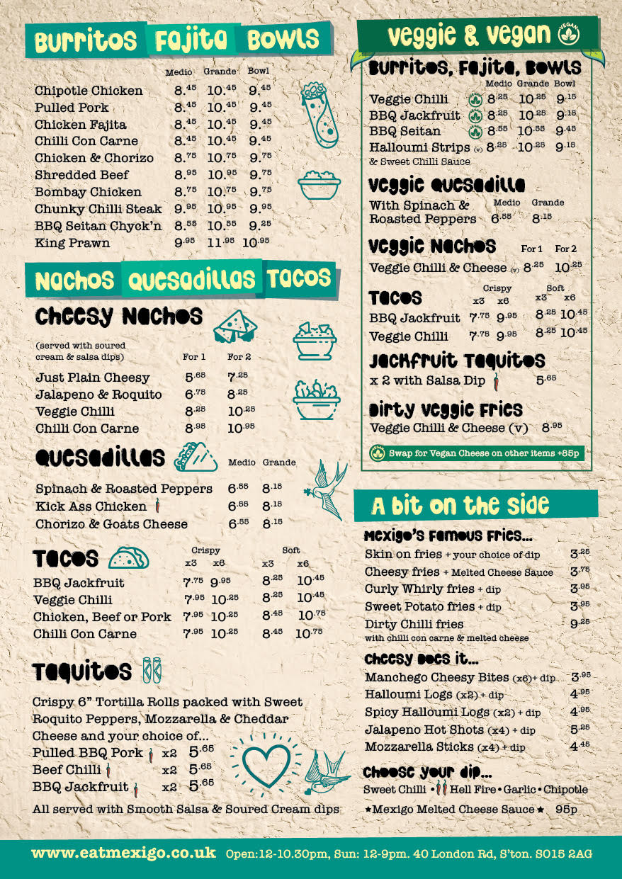 MEXIGO | Mexican Restaurant & Takeaway | Southampton, United Kingdom