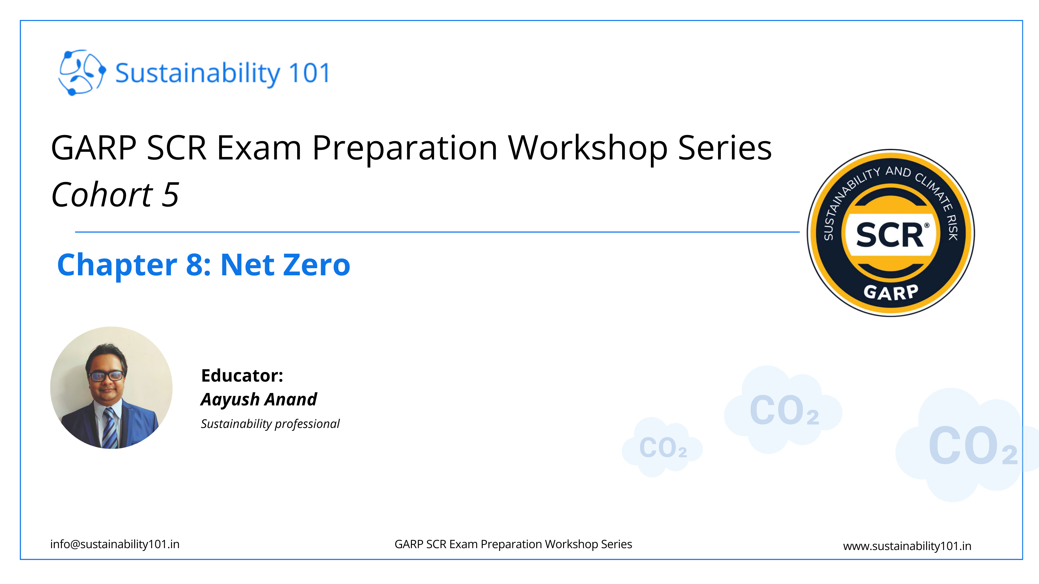 GARP SCR Exam - Chapter 8: Net Zero | Sustainability 101