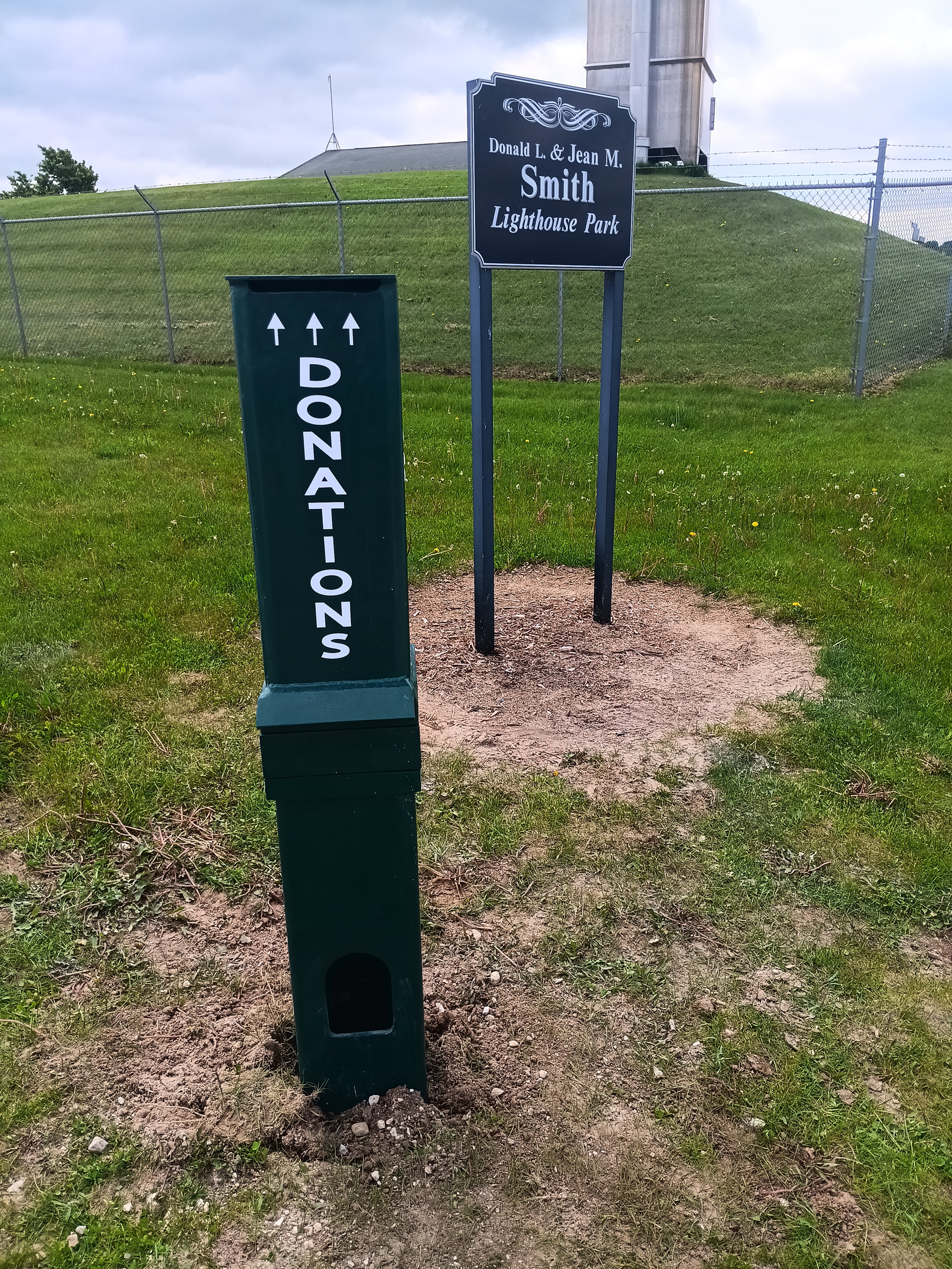 New Donation Pillar Installed on the Lakeshore to Benefit the Kewaunee ...