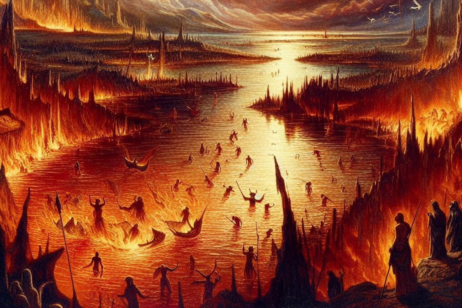 Inferno como castigo eterno, fogo eterno