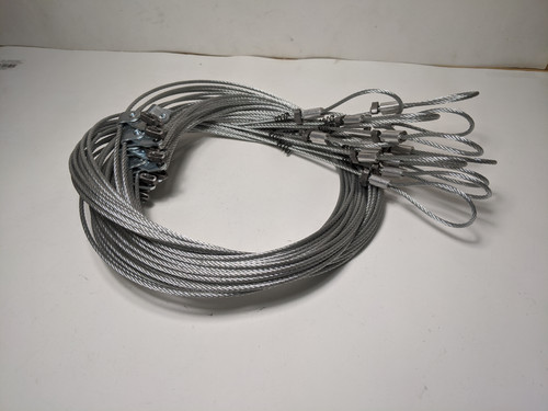 120" 1/8 Cam Lock Adjustable End Wolf Hog Snare | funke-trap-tags