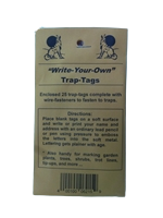 Write On Trap Tags (Soft Metal Tags) | funke-trap-tags