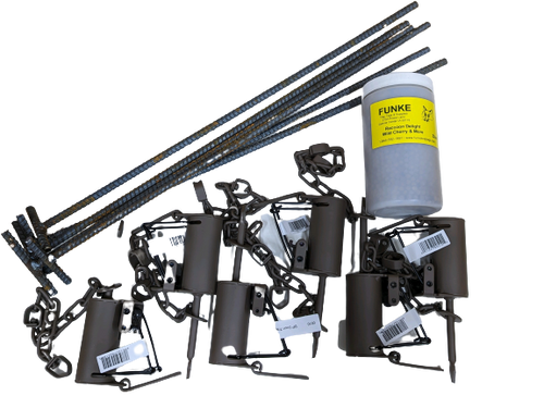 Iowa Trapper's Raccoon Special Package 2 | funke-trap-tags