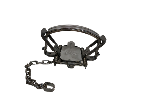 Bridger #5 Dogless Laminated Offset Trap | funke-trap-tags