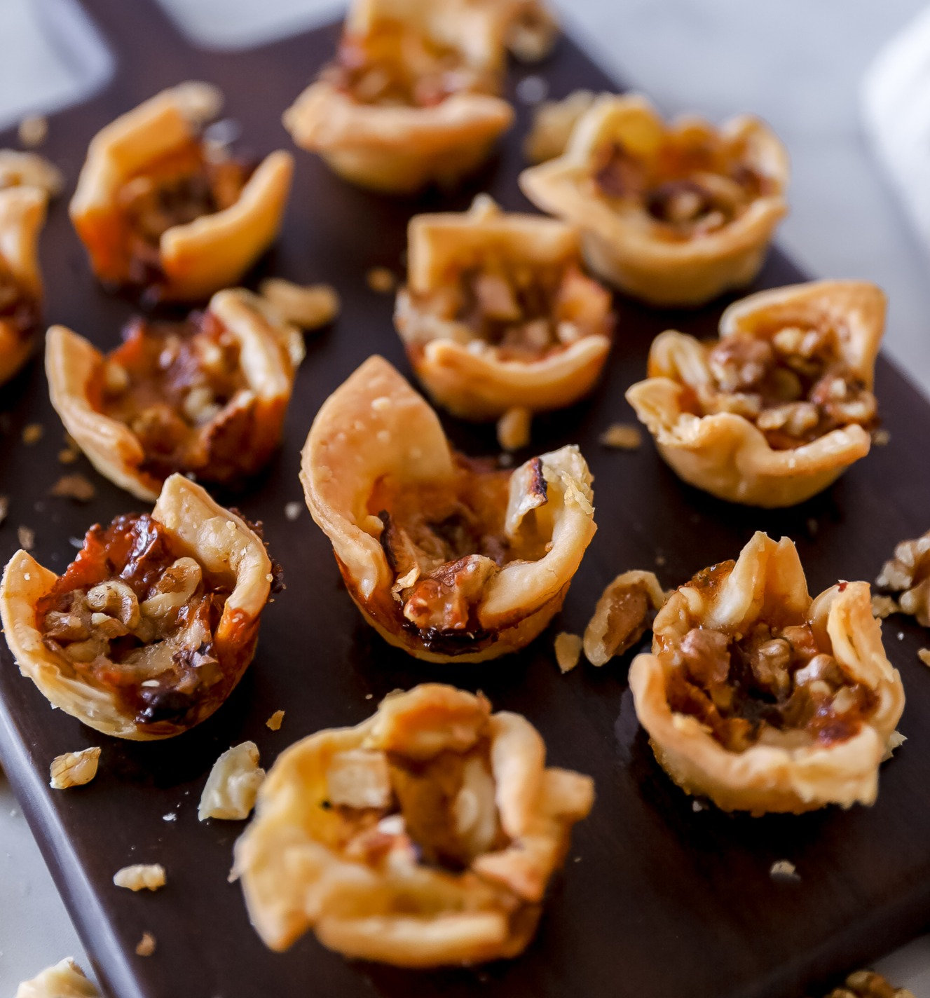 Roasted Honey Walnut Brie Bites | Valley Grown Produce
