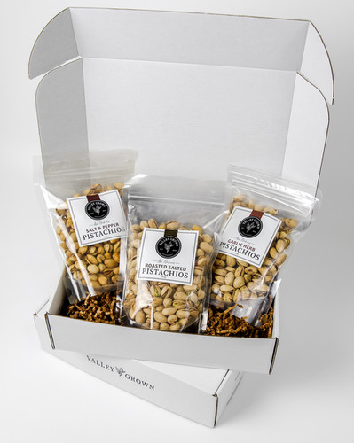 Pistachio Trio Gift Box | Valley Grown Produce
